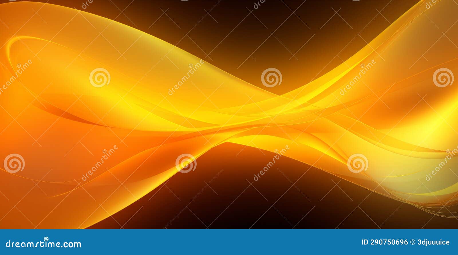 Yellow LED Creative Abstract Wavy Texture. Stock Illustration ...