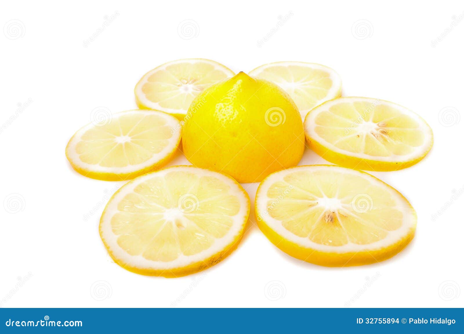 Yellow Lemons slice stock photo. Image of eating, lemon - 32755894