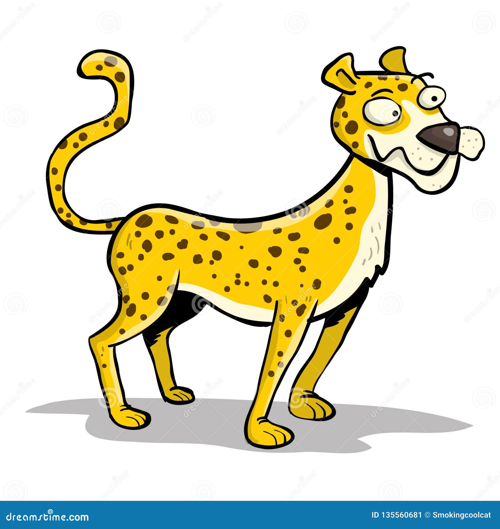 Leopard Getting Ready To Hunt Stock Vector - Illustration of nature ...