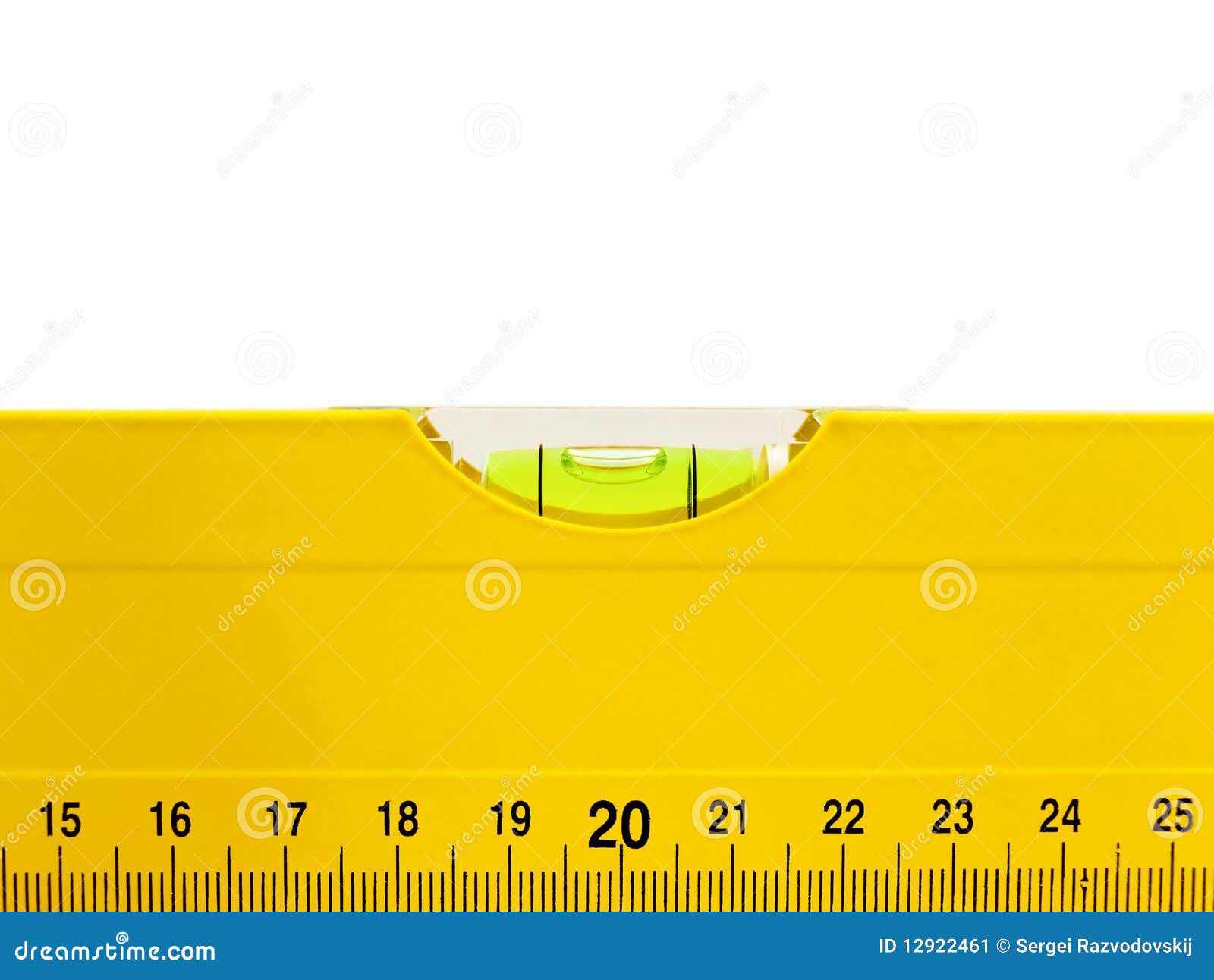 Yellow level stock image. Image of measure, measurement - 12922461