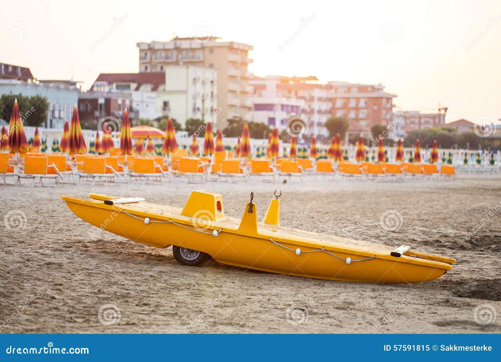 Lifeguard Boat On The Beach Royalty-Free Stock Photography ...