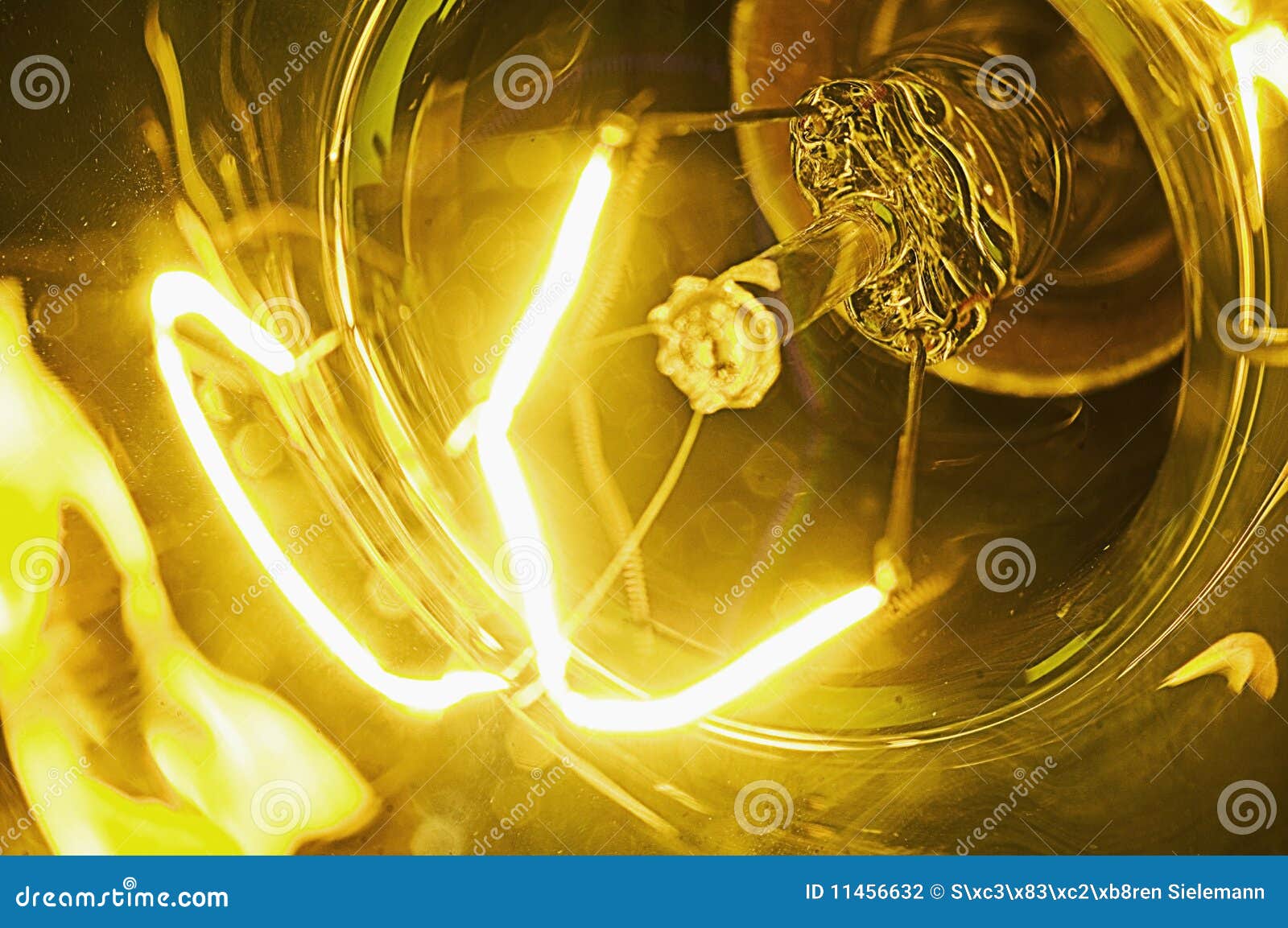 Yellow light stock photo. Image of electric, bulb, color - 11456632