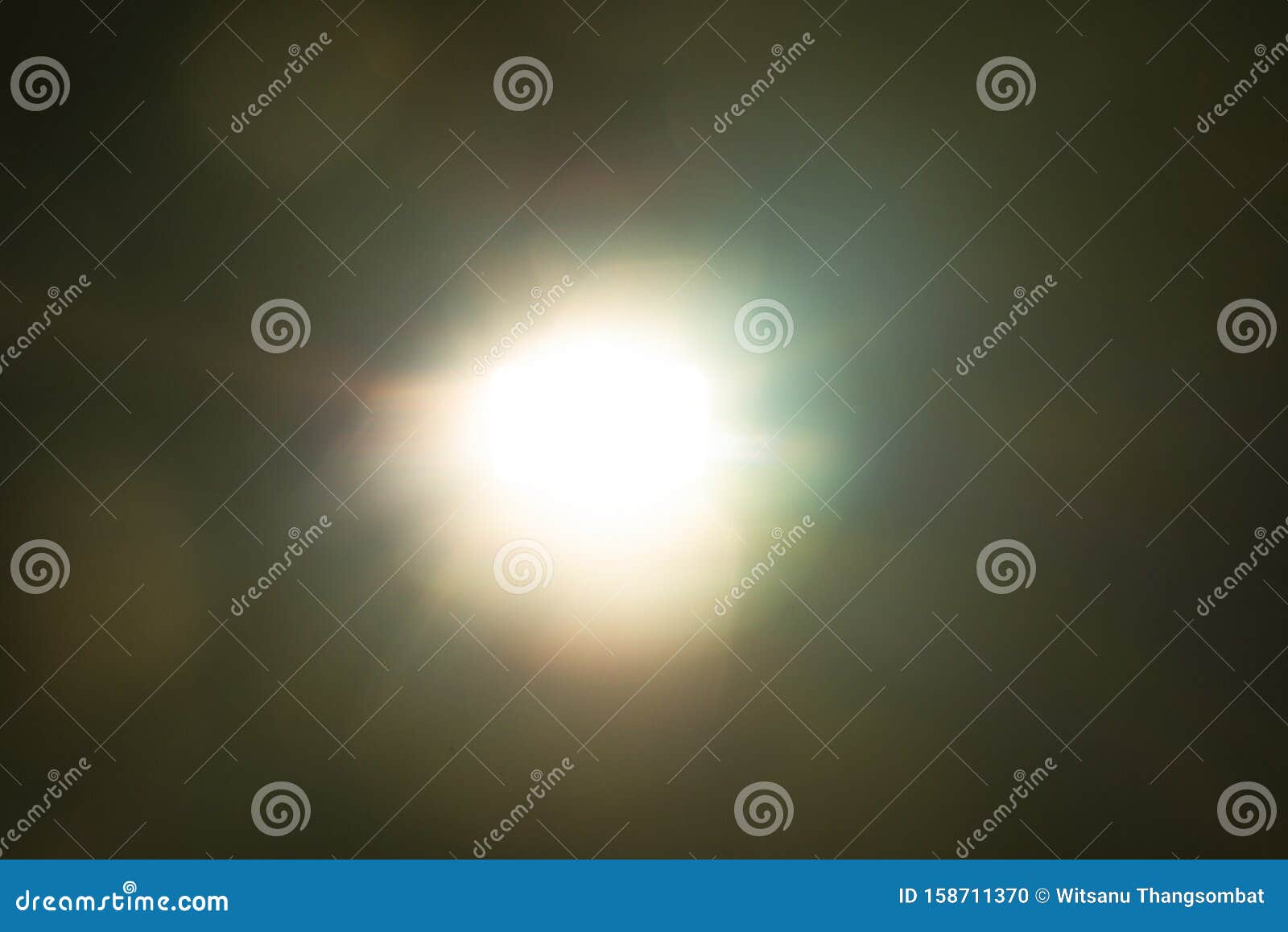 Yellow Light Flare Special Effect on Black Background , Concert ...