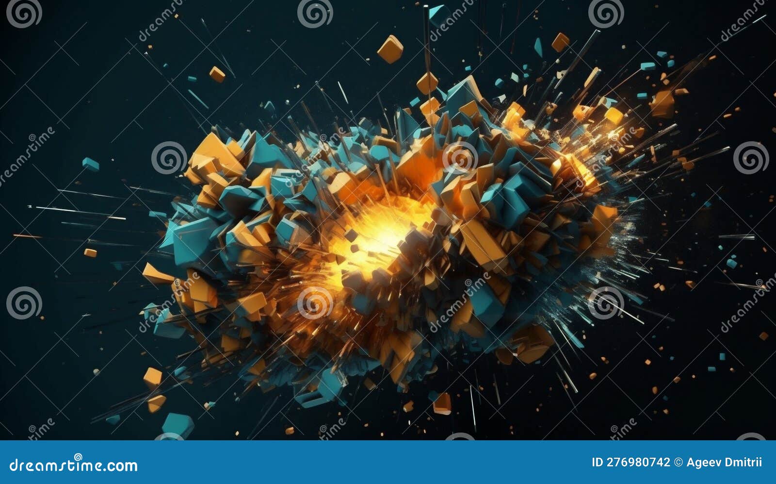 Line Light Design Modern Technology Futuristic Background Blue ...