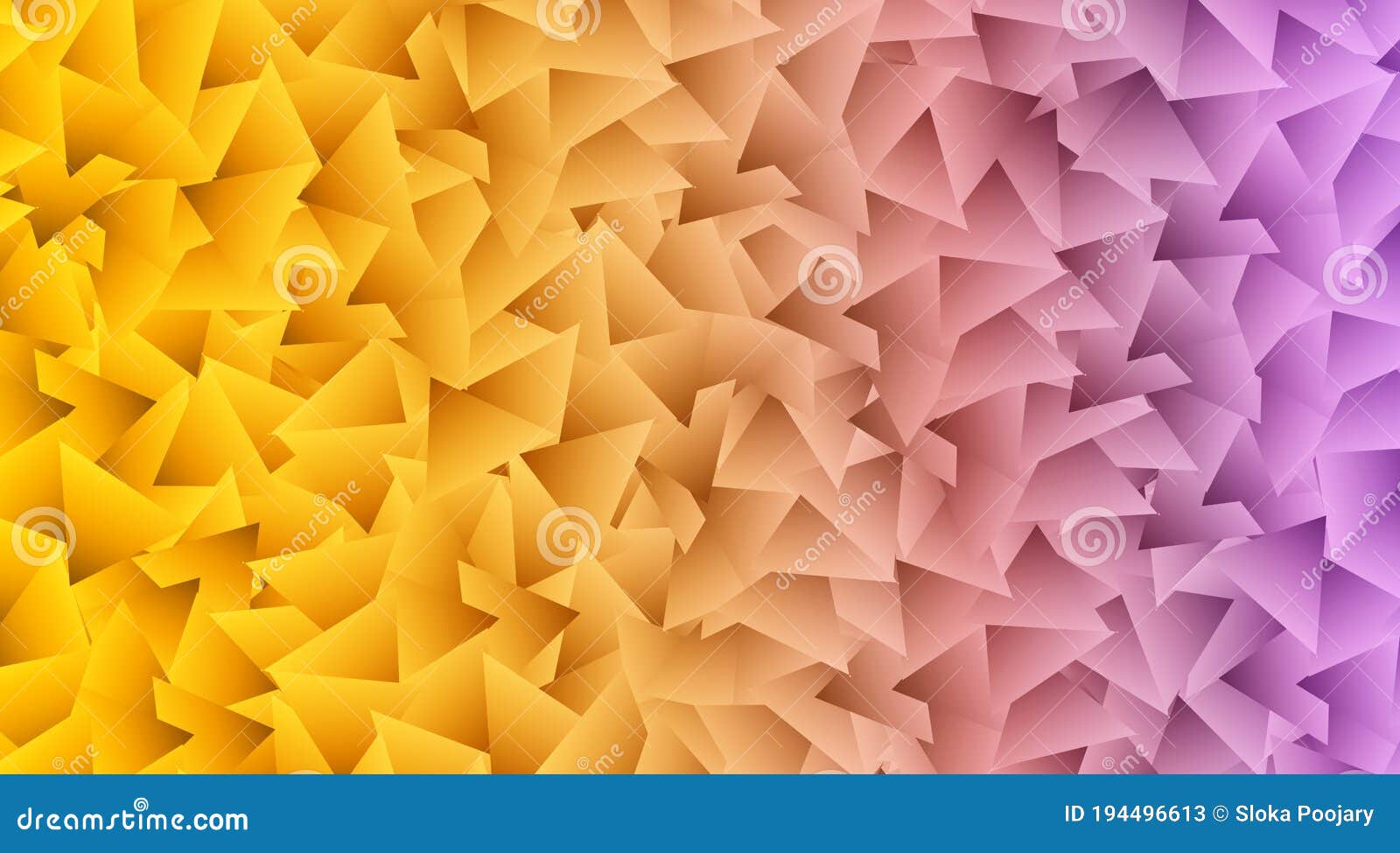 Yellow And Light Purple Colored Tiny Triangles Design,abstract ...