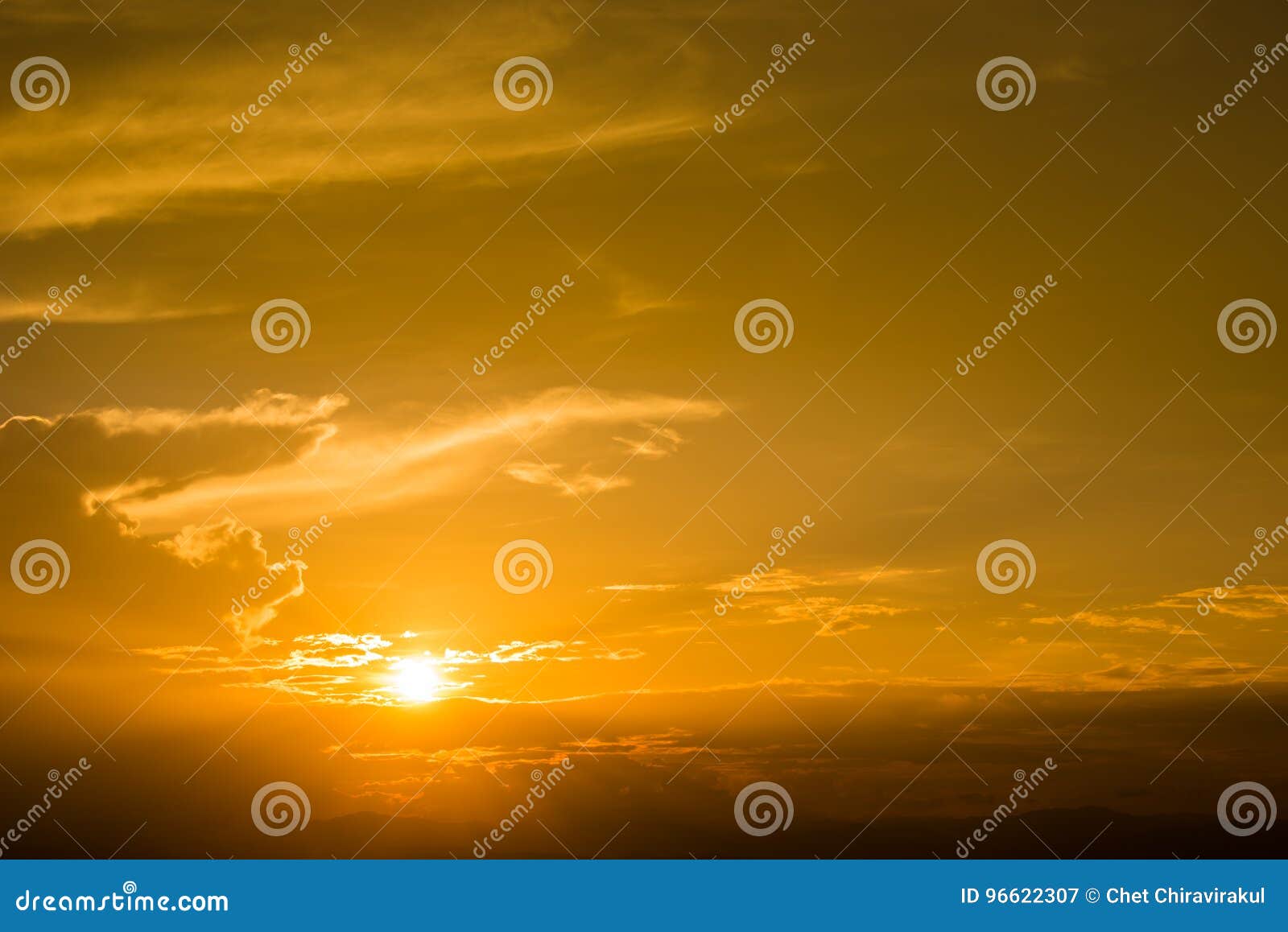 Yellow light of sunset . stock image. Image of east, dawn - 96622307