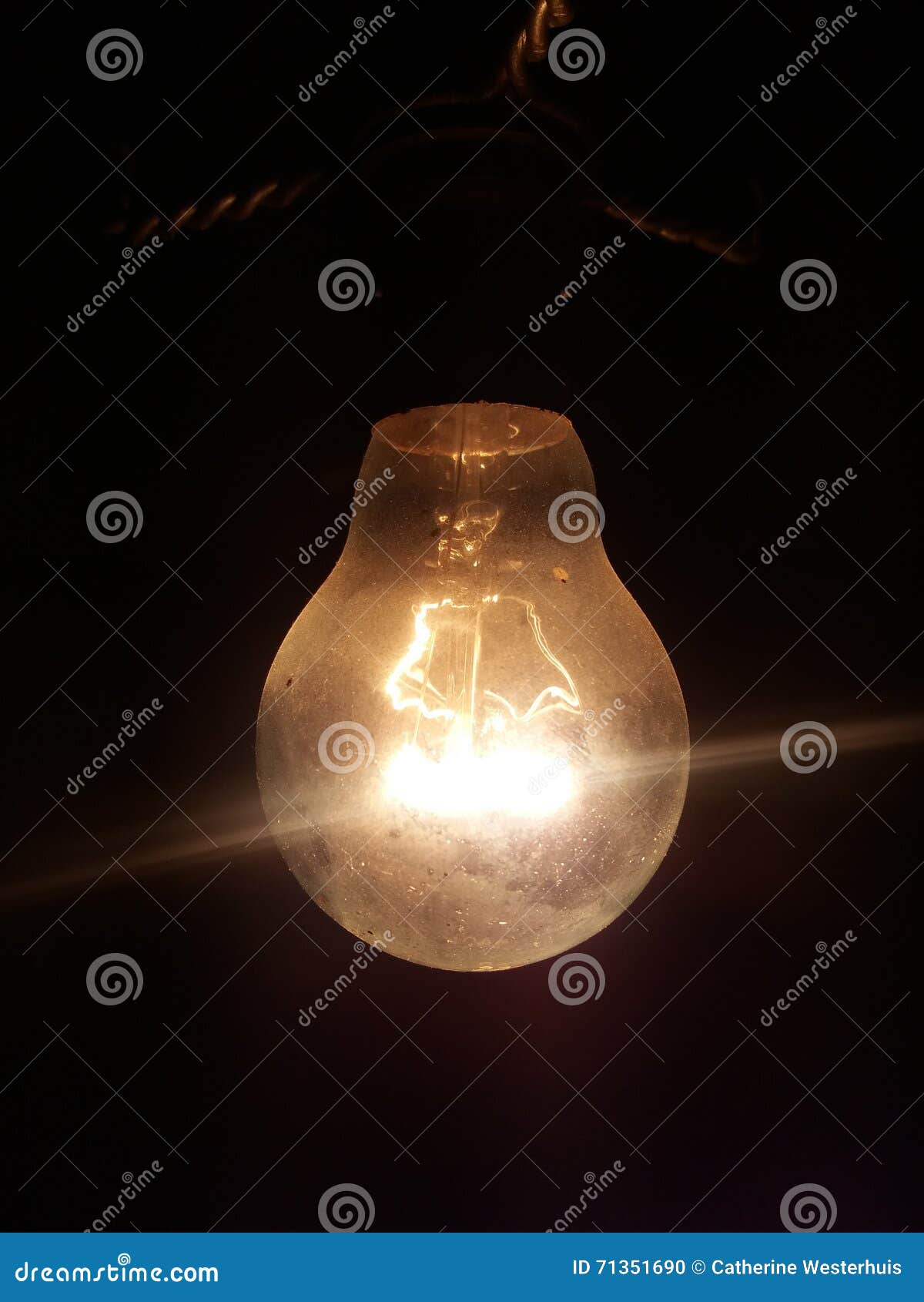 Yellow Lightbulb stock photo. Image of yellow, light - 71351690