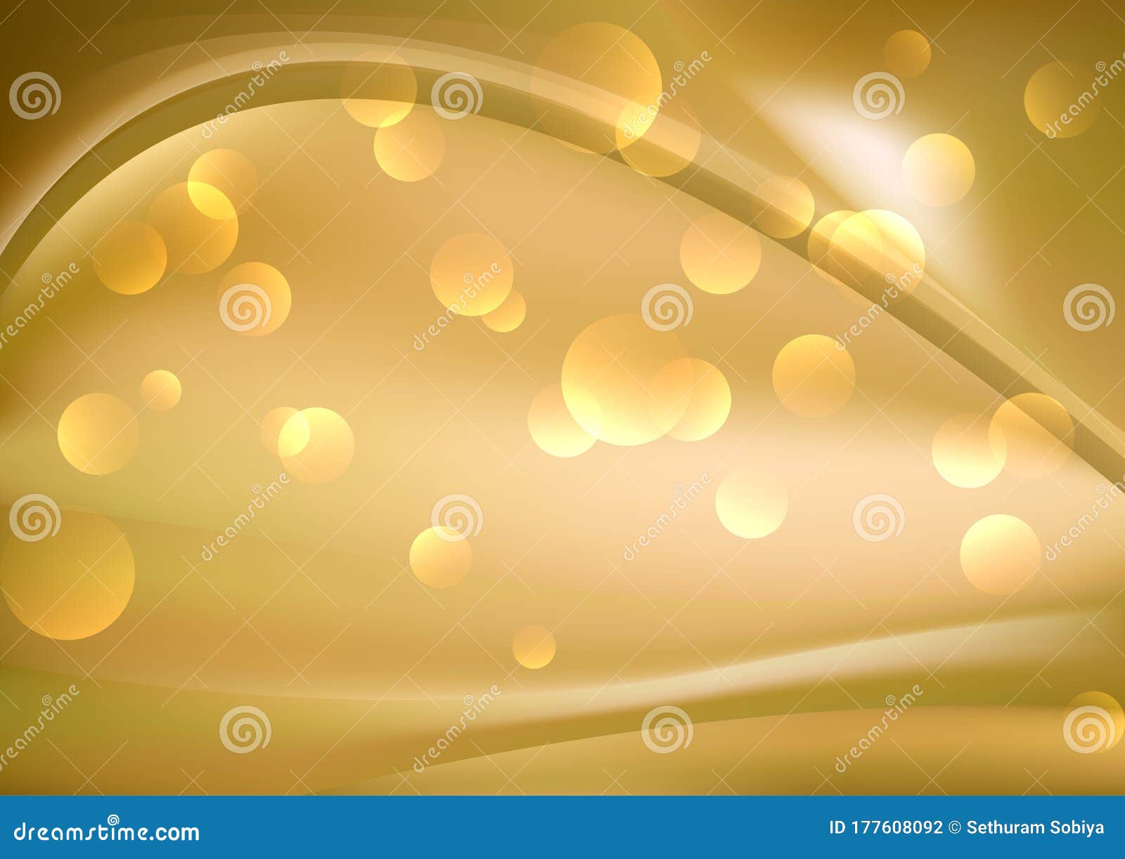Yellow Lighting Beautiful Background Vector Illustration Design Stock ...
