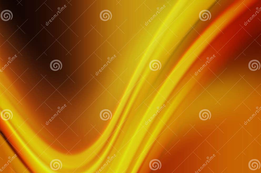 Yellow Lights Abstract Background Stock Illustration - Illustration of ...
