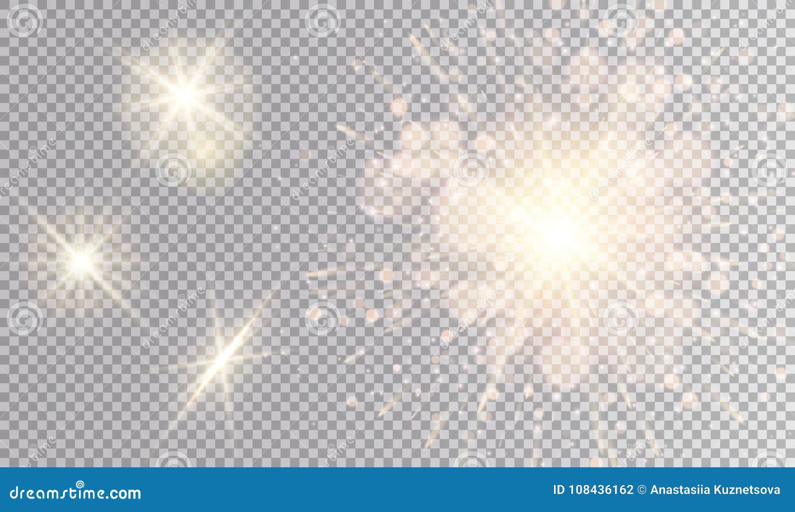 Yellow lights set stock vector. Illustration of power - 108436162