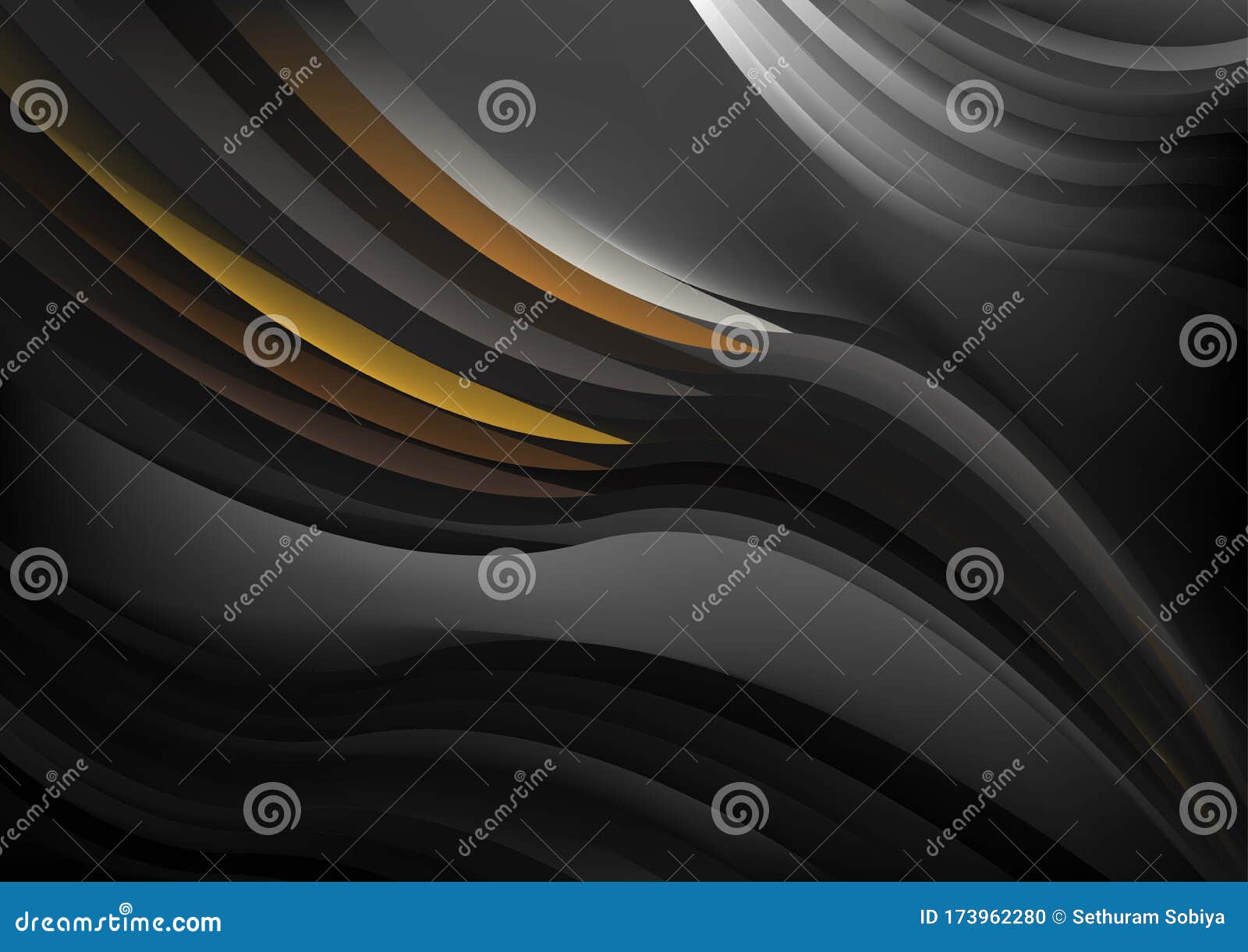 Yellow Line Abstract Background Vector Illustration Design Stock Vector ...