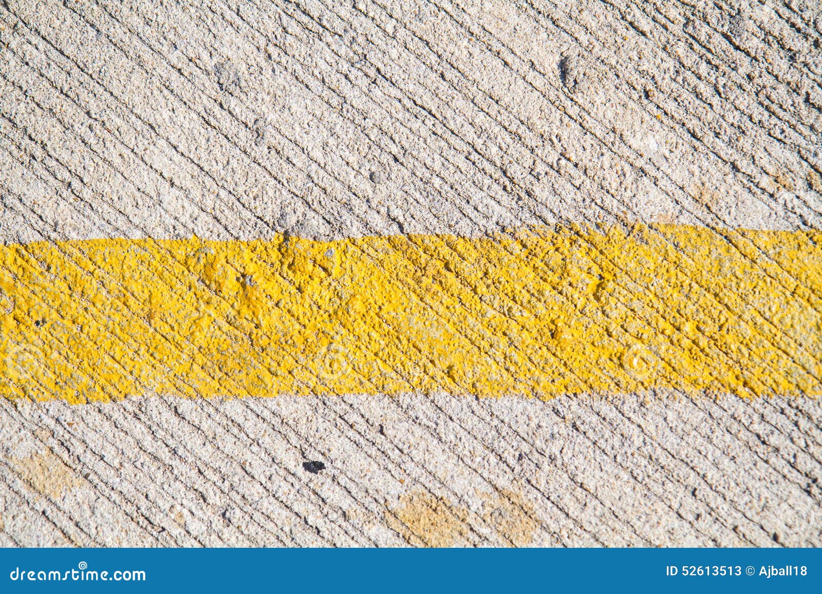 Yellow Line on Abstract Cement Texture Background Stock Image - Image ...