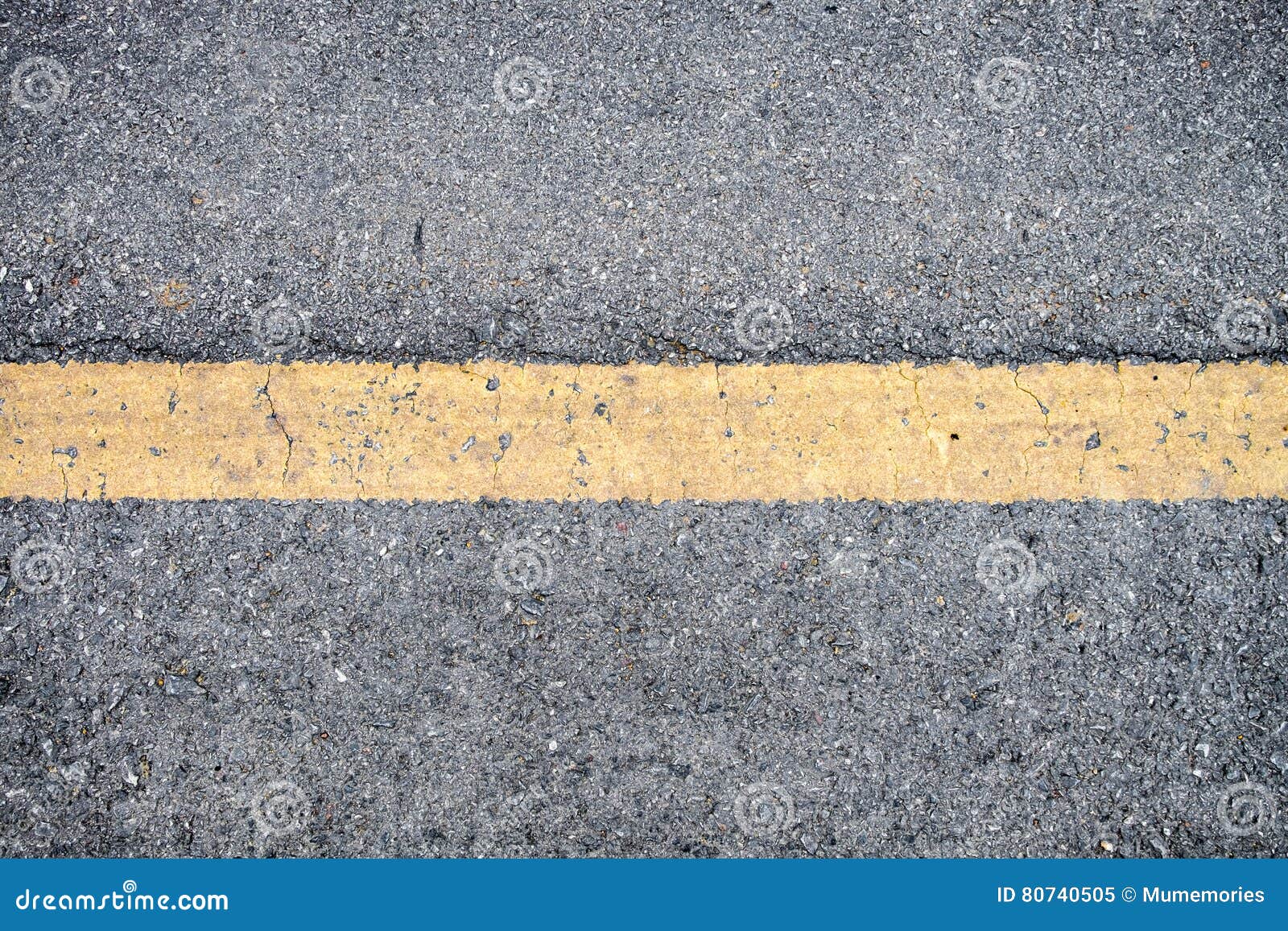 Yellow Line On Asphalt Road Texture Royalty-Free Stock Photography ...