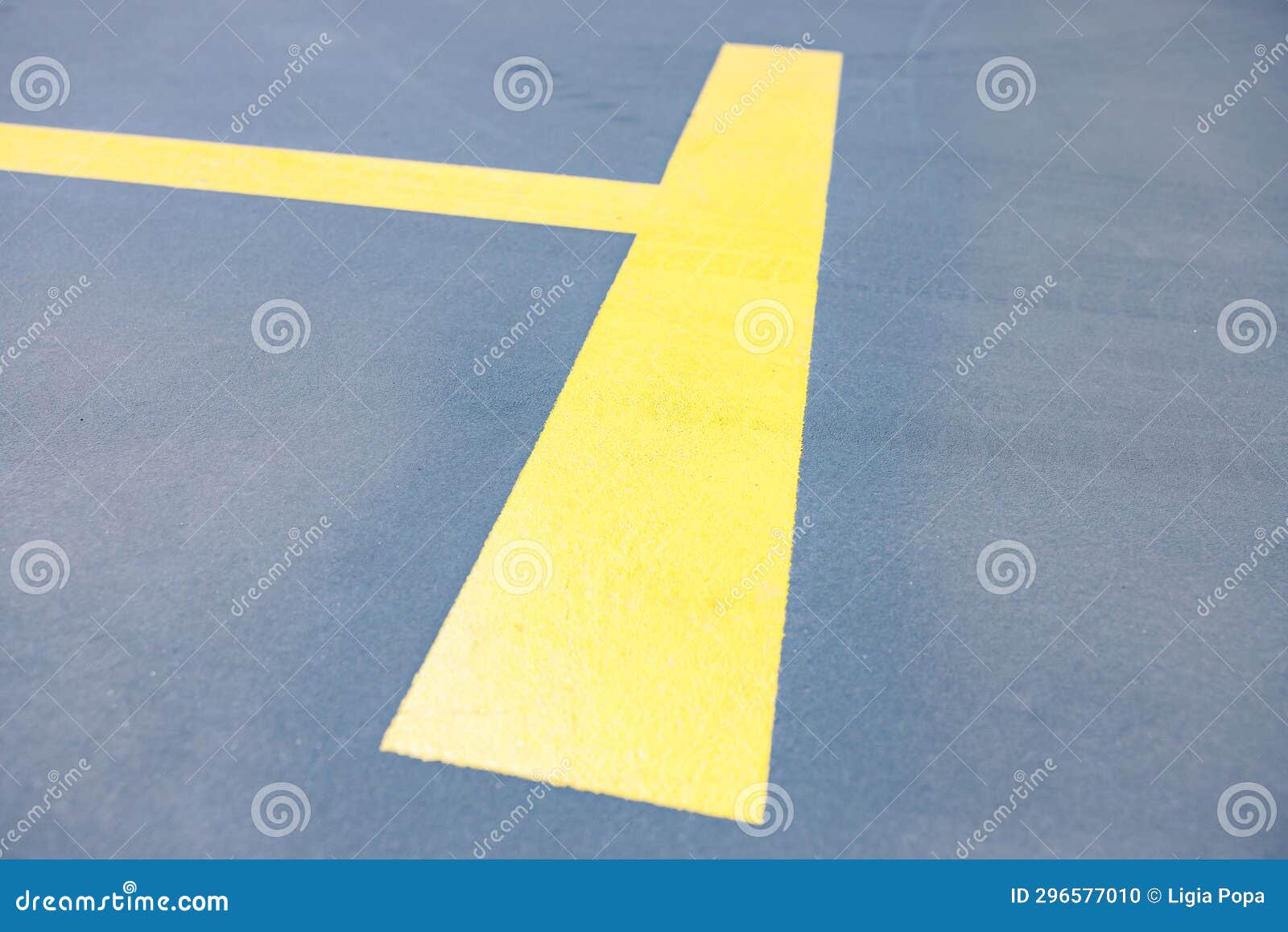 Yellow Line Marked on the Road Stock Photo - Image of double, marker ...
