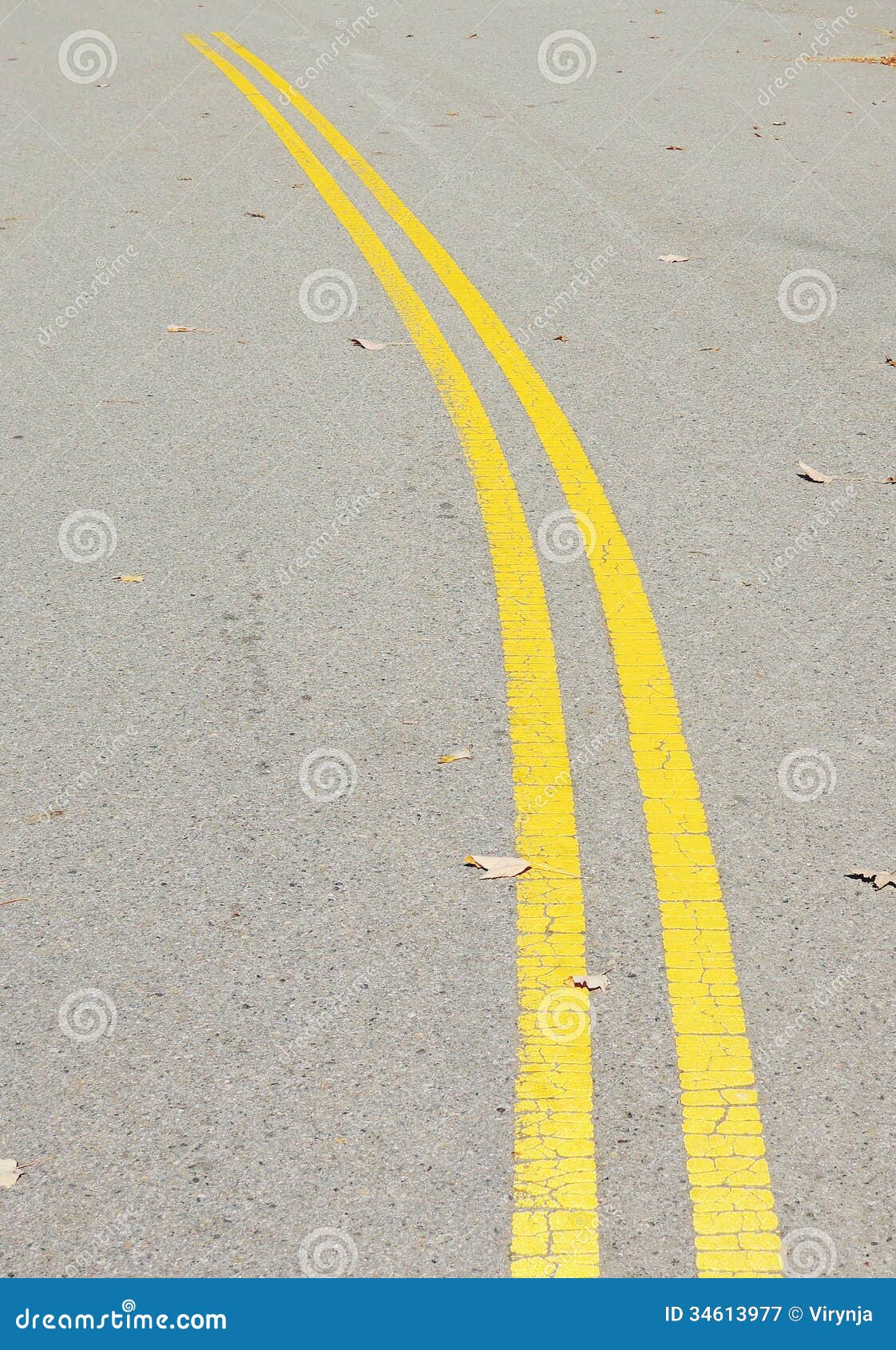 Yellow line sign stock image. Image of gray, grey, backdrop - 34613977