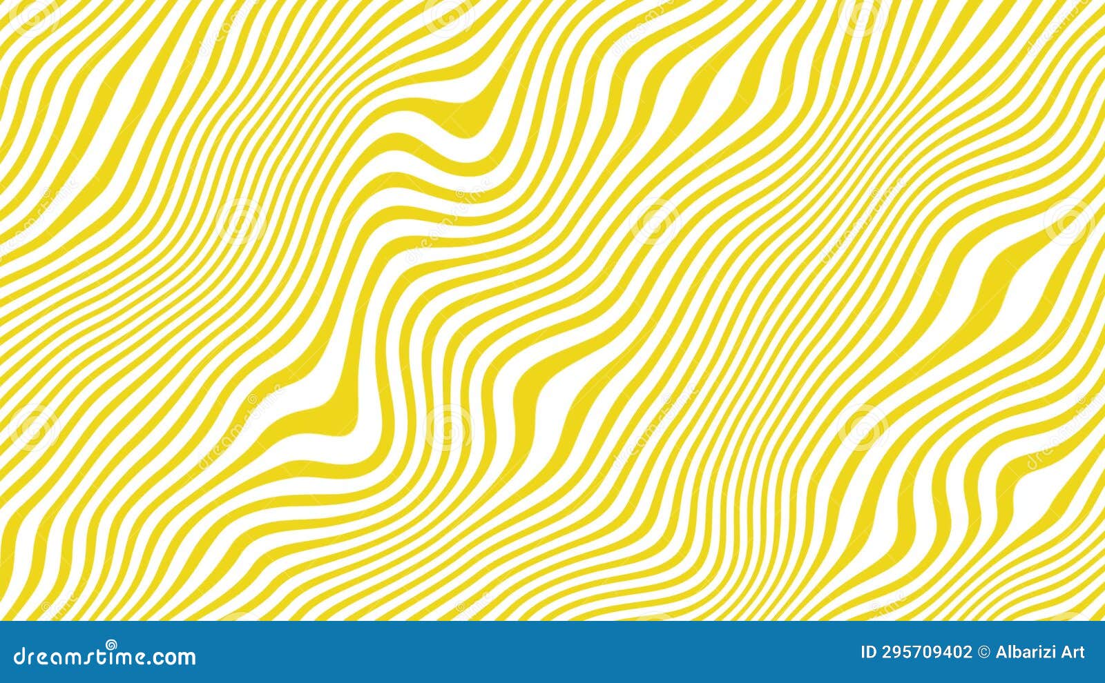 Yellow Line Waves Abstract Art Seamless Pattern Loop Background Stock ...