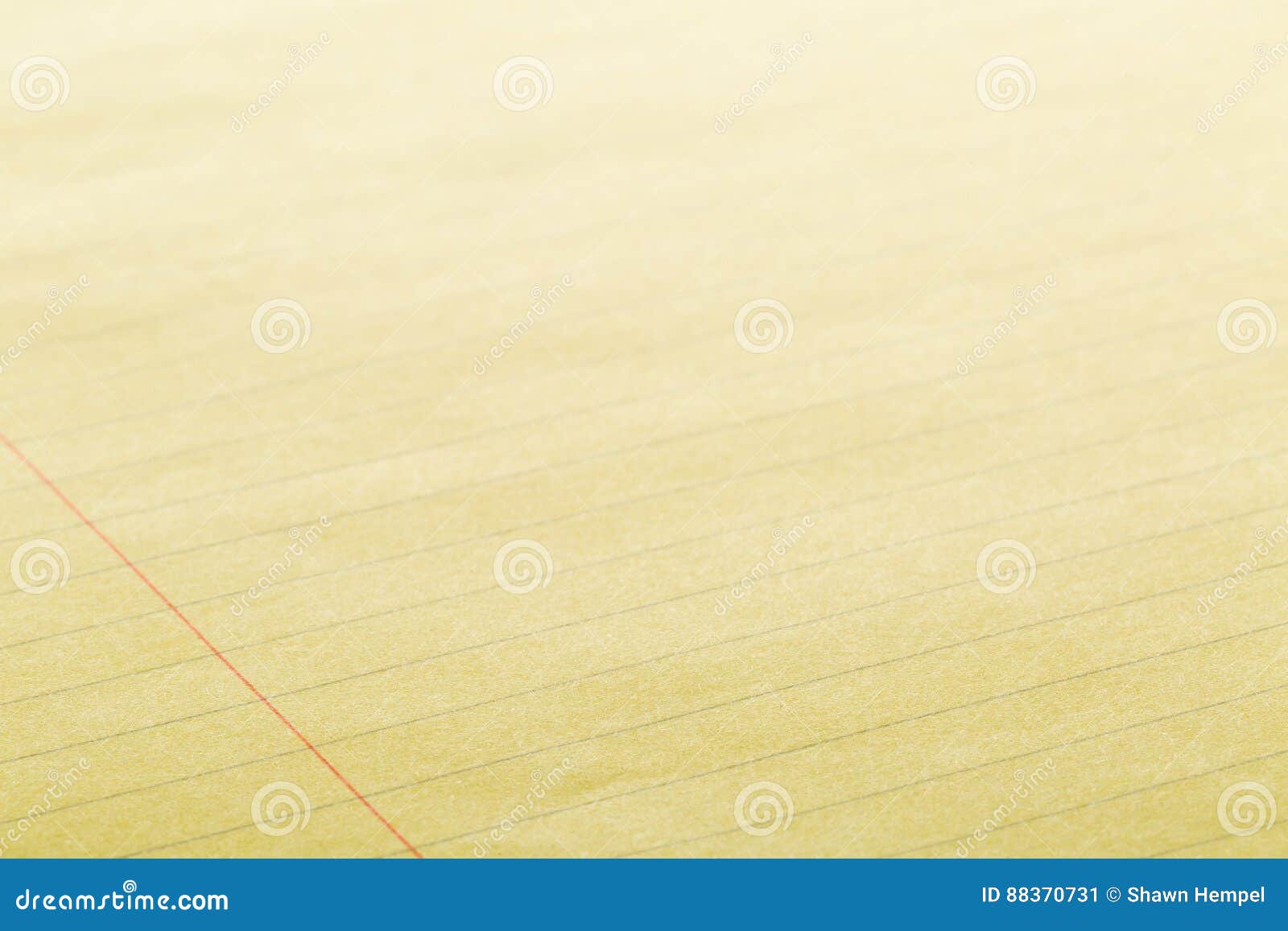 Yellow Lined Empty Clean Paper Background Stock Image - Image of ...