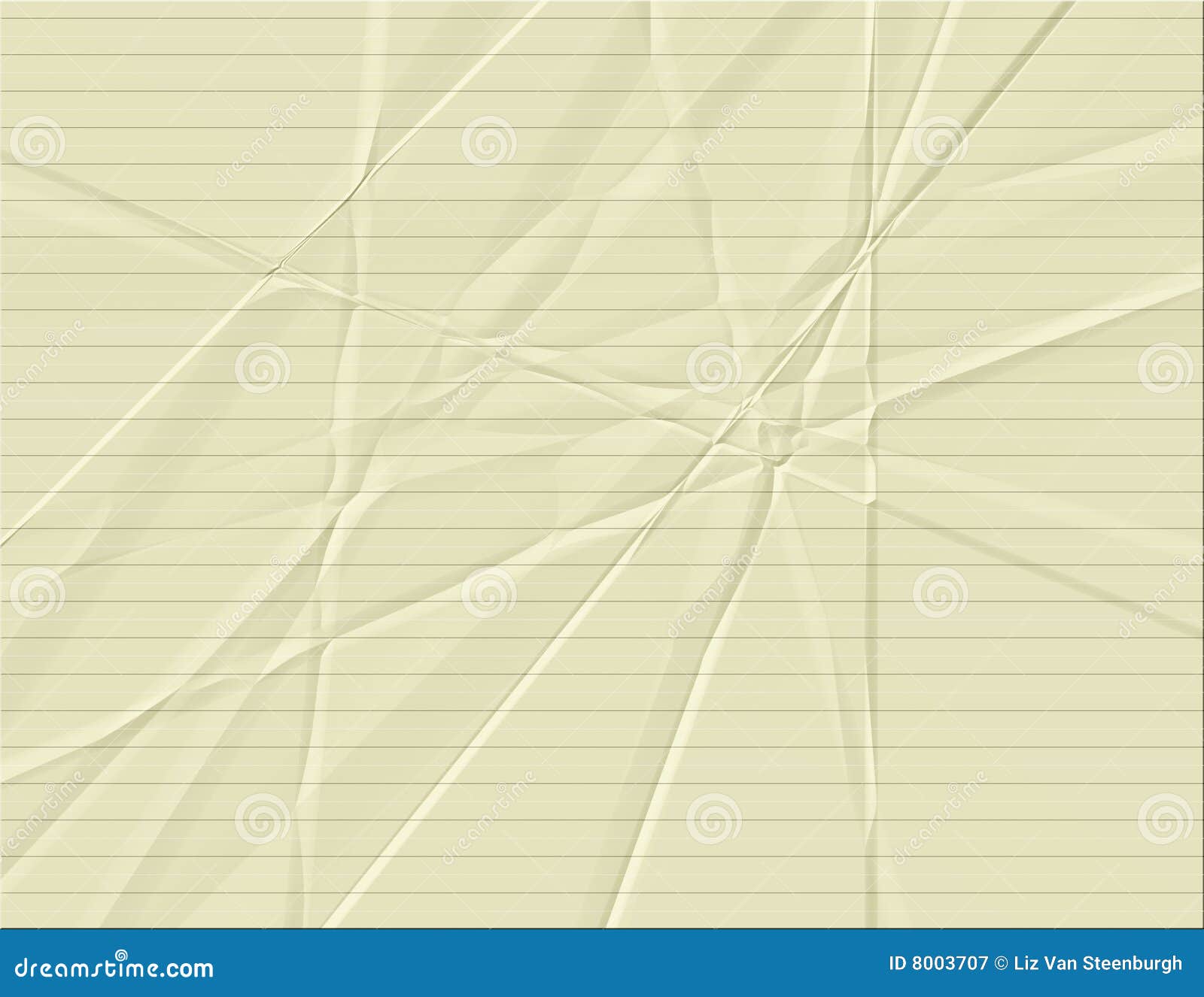 Yellow Lined Paper stock illustration. Illustration of wrinkled - 8003707