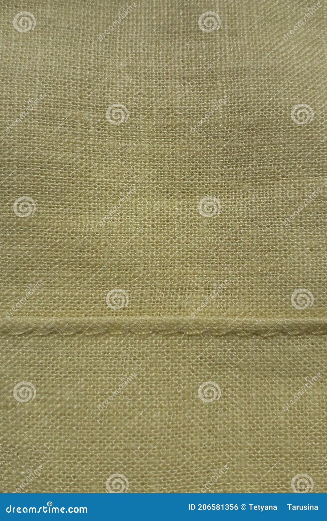 Yellow linen fabric. stock photo. Image of flooring - 206581356