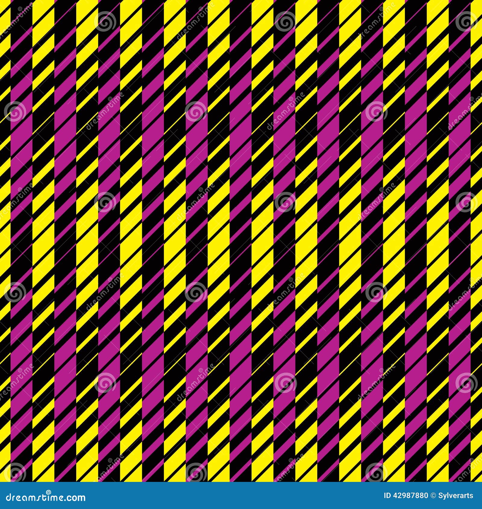 Yellow Lines Seamless Pattern. Stock Vector - Illustration of abstract ...