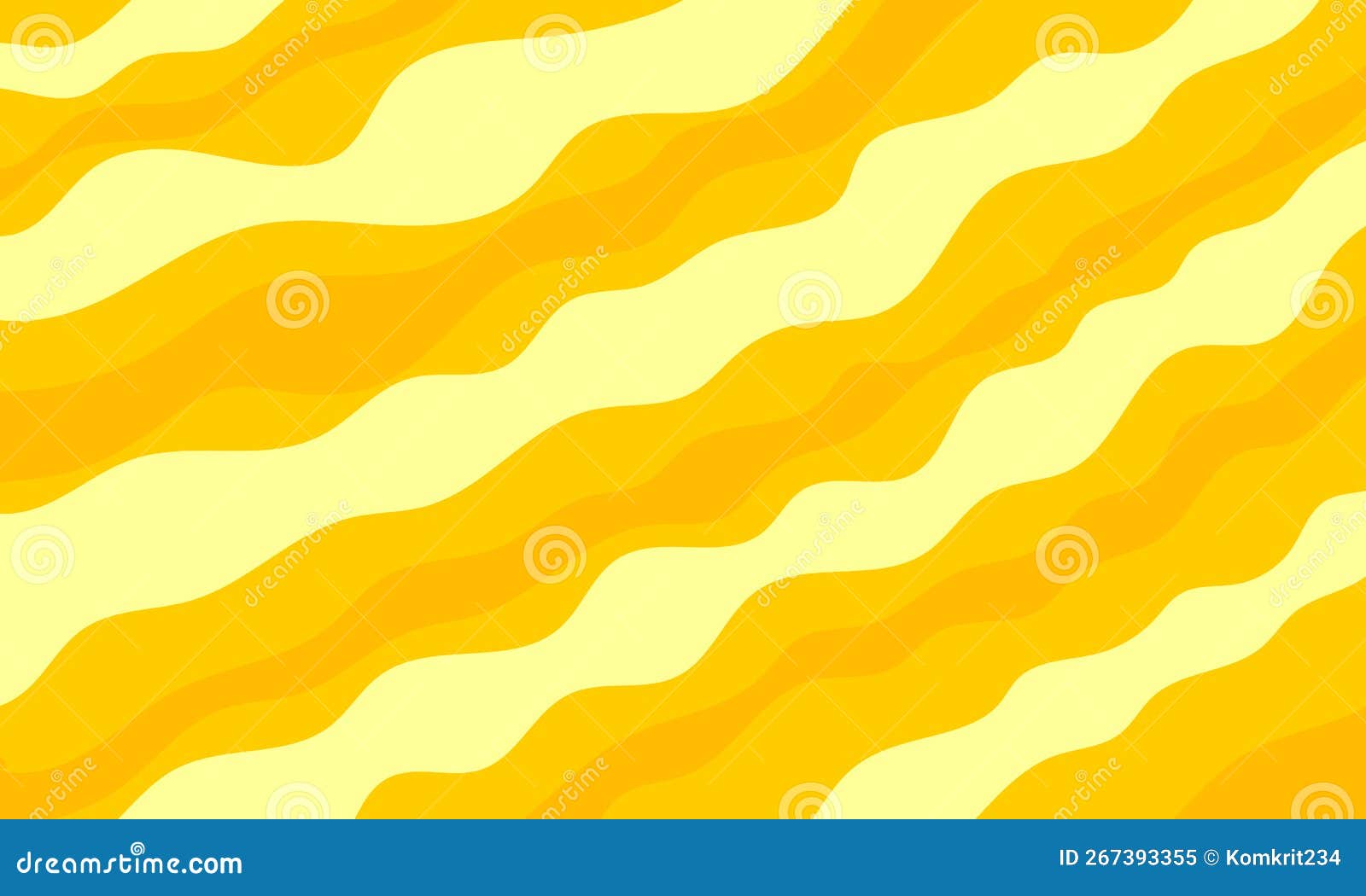 Yellow Lines Wave Curve Abstract Background Stock Vector - Illustration ...