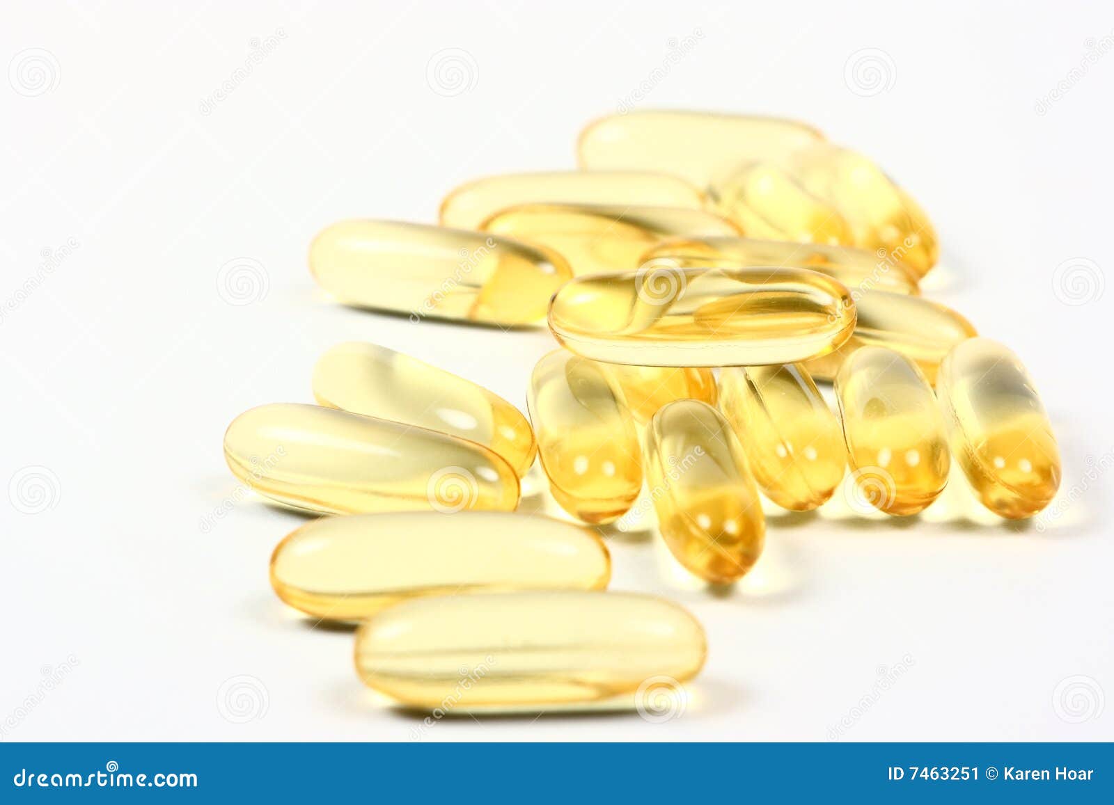 Yellow Liquid Filled Capsules Close Up Stock Image - Image of drugstore ...