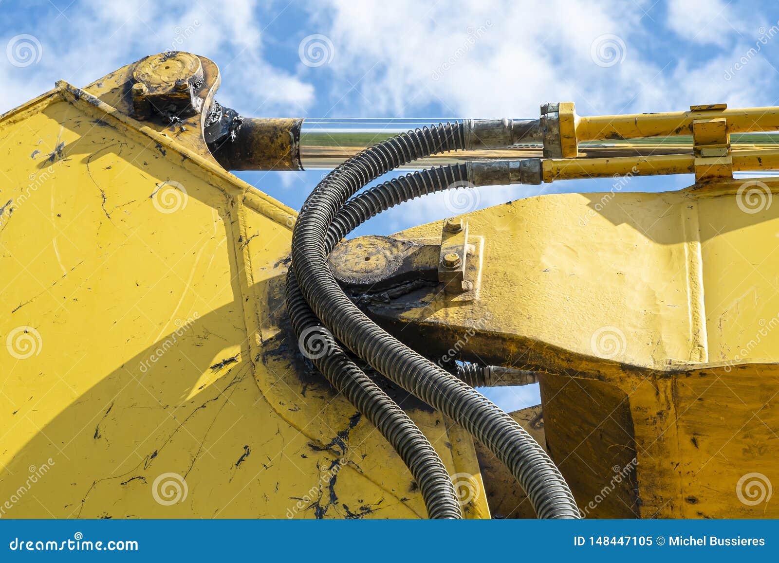 Workers Loading Bulldozer Pipes Stock Photos - Free & Royalty-Free ...