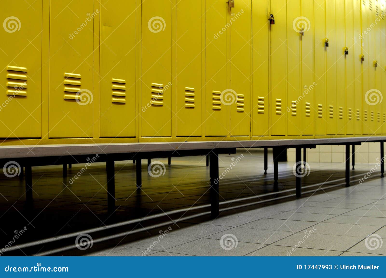 Yellow locker stock image. Image of club, security, school - 17447993