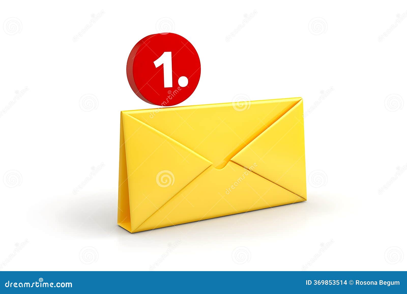 Yellow Mail Symbol Button Icon Royalty-Free Cartoon | CartoonDealer.com ...