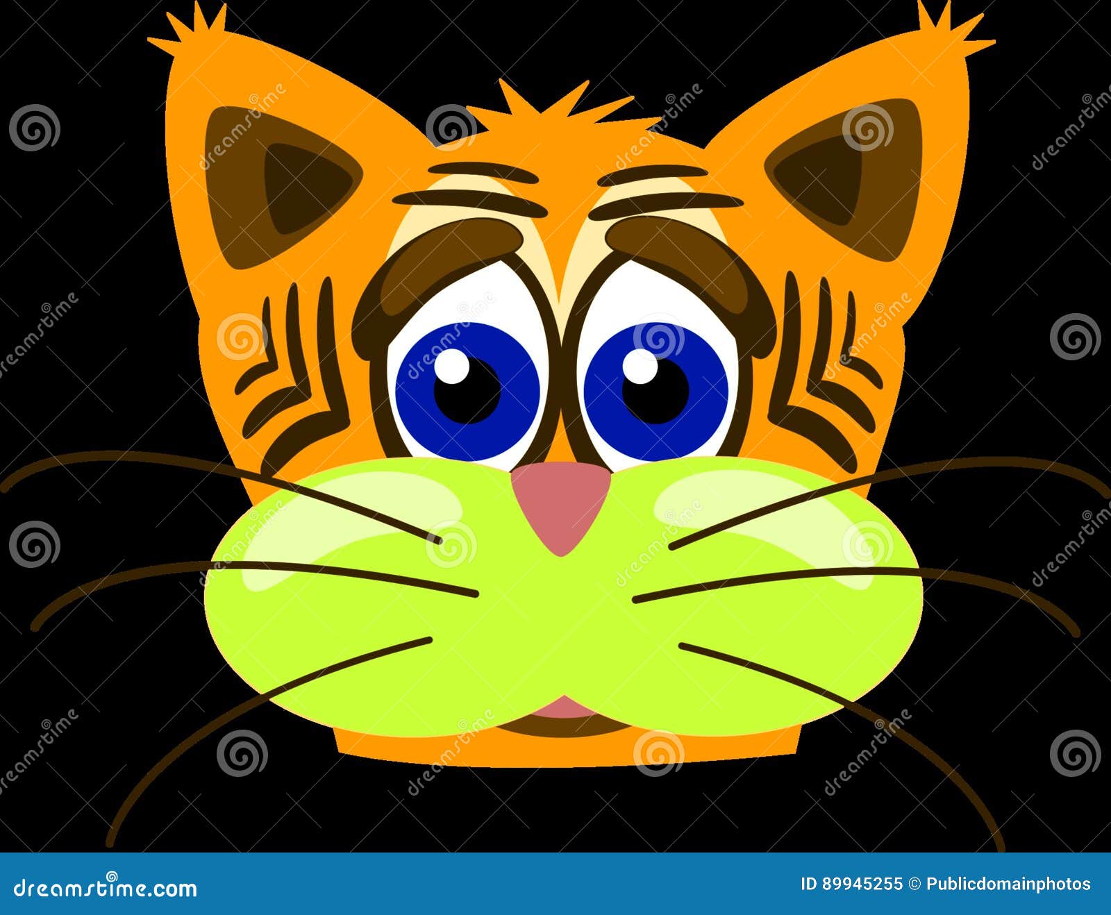 Yellow, Mammal, Vertebrate, Cartoon Picture. Image: 89945255