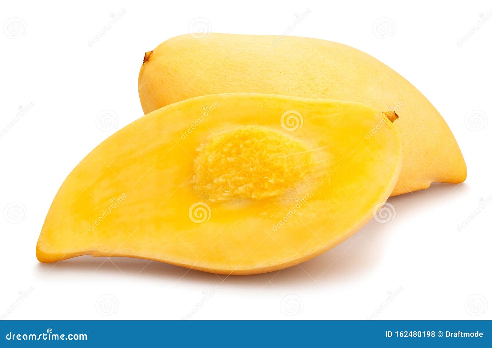 Yellow mango stock photo. Image of core, group, slices - 162480198