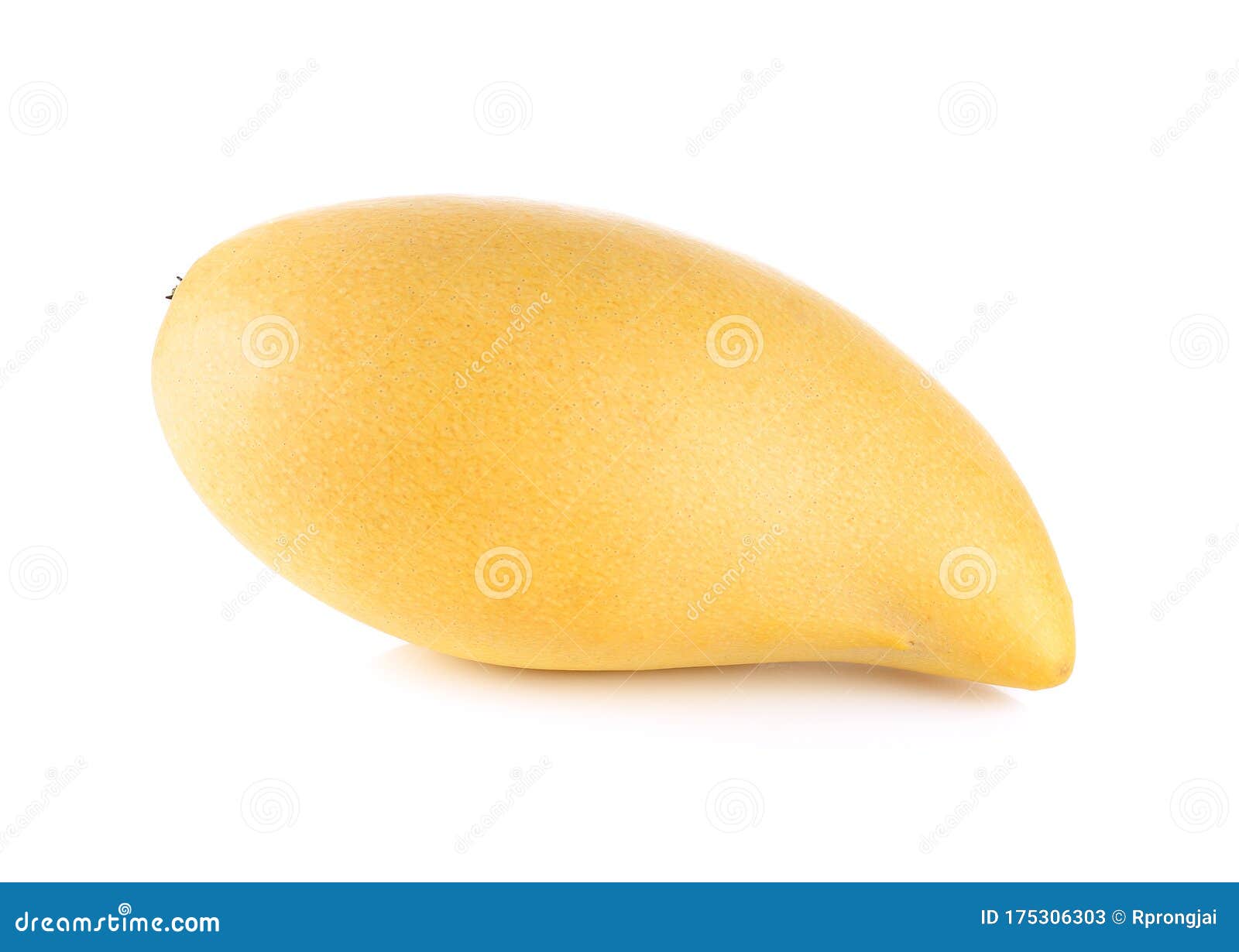 Yellow Mango ,thai Fruit Favorite Isolated on a White Background Stock ...