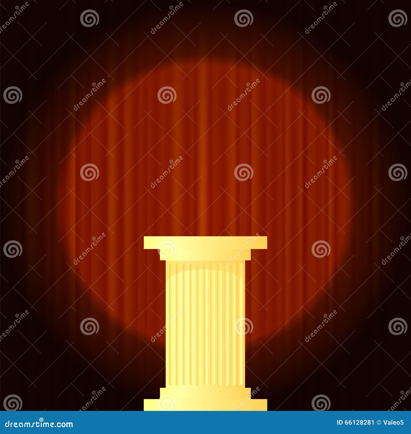 Yellow Marble Greek Column stock vector. Illustration of history - 66128281