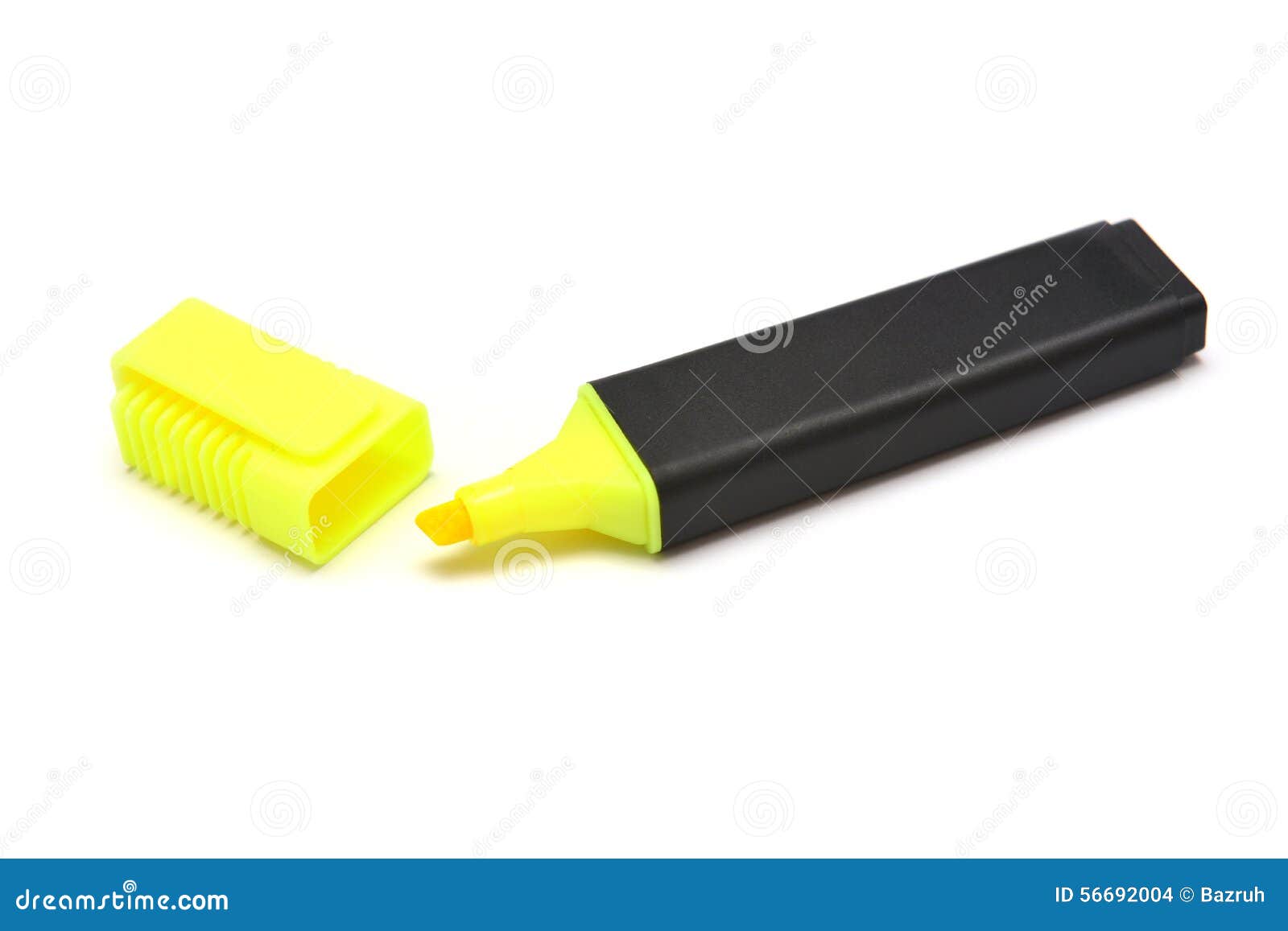 Yellow marker stock photo. Image of post, drawing, collection - 56692004