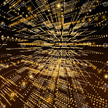 Yellow matrix stock illustration. Illustration of generated - 11184320