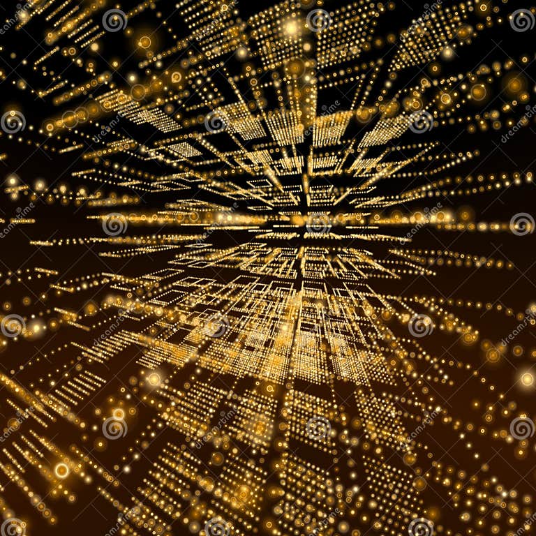 Yellow matrix stock illustration. Illustration of generated - 11184320