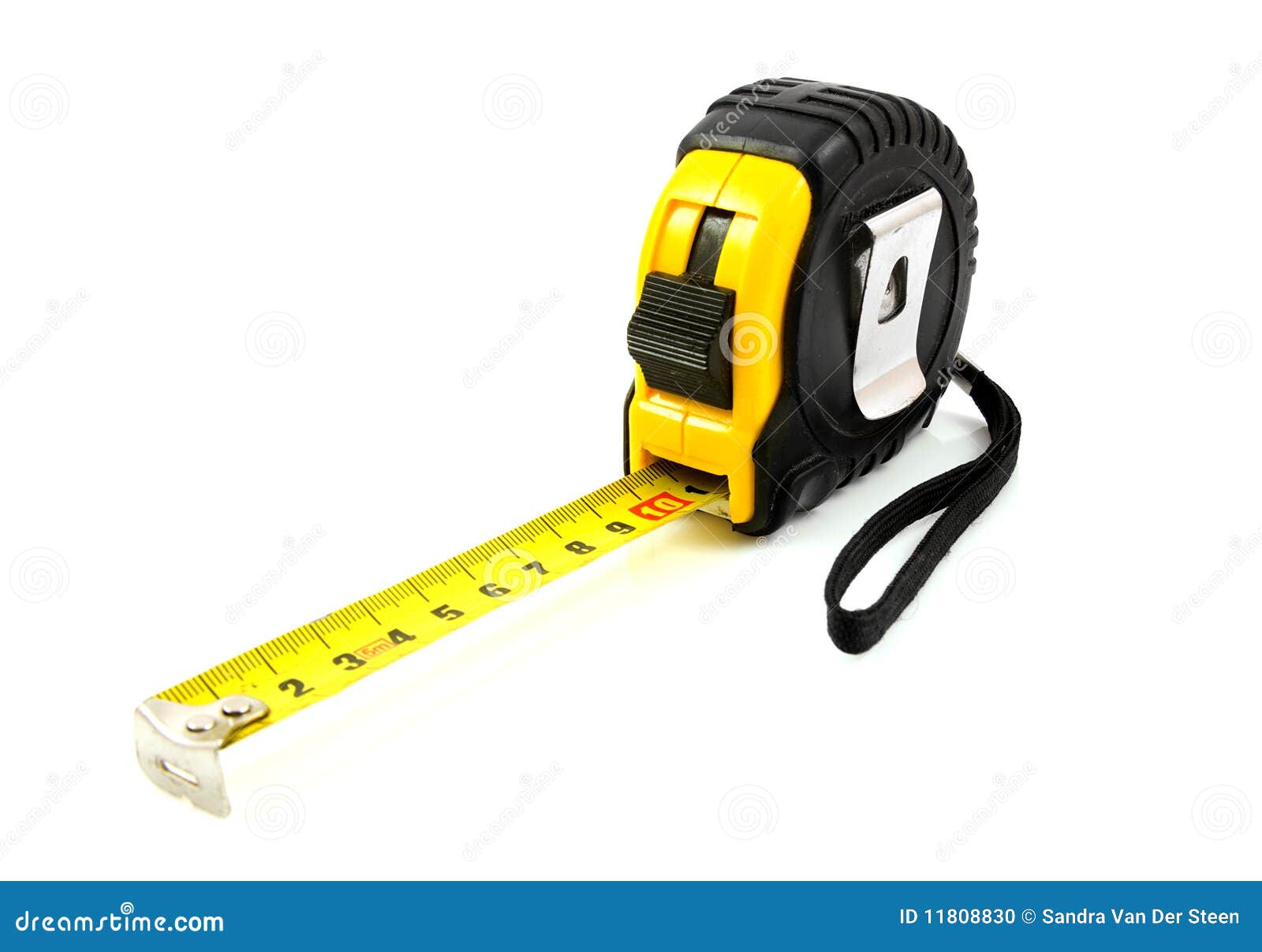 Yellow measure tool stock photo. Image of measuring, instrument - 11808830