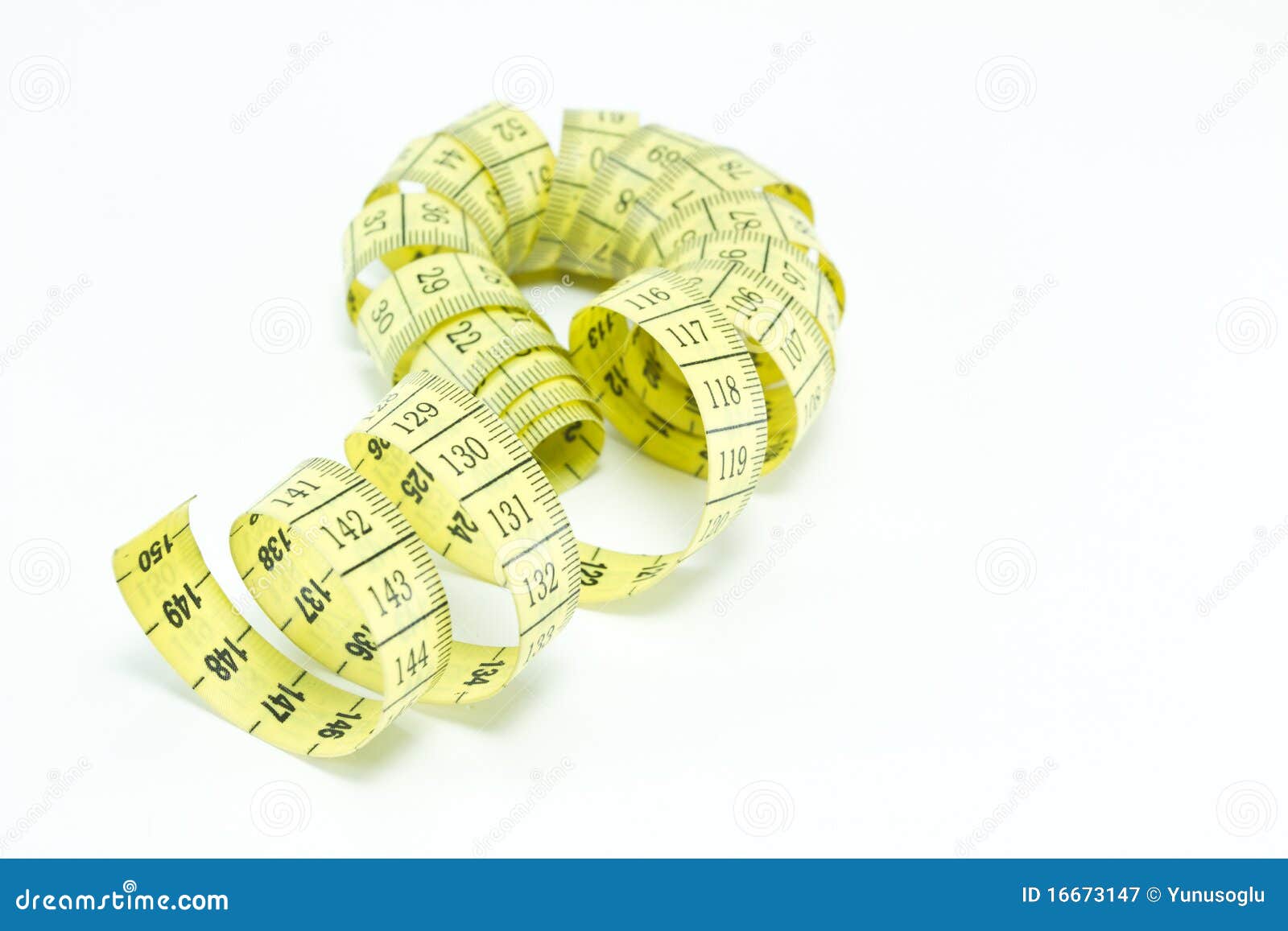 Yellow measuring tape stock image. Image of size, rubber - 16673147