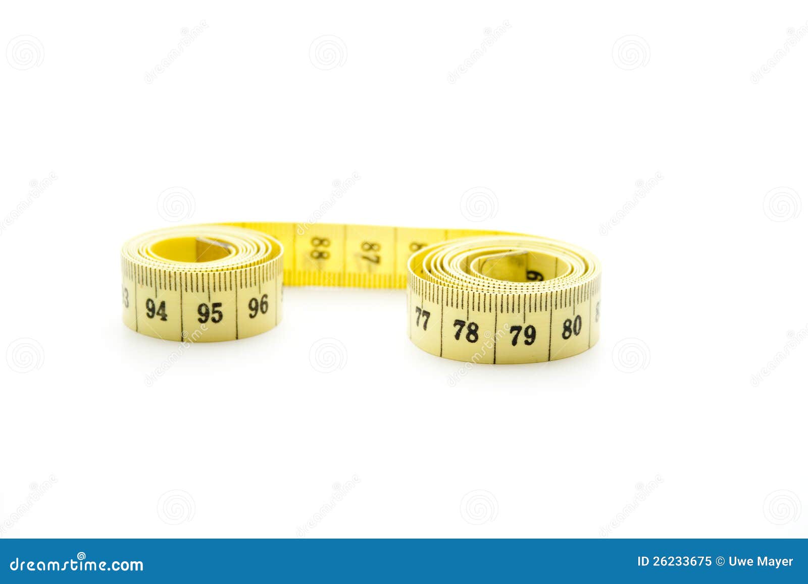 Yellow measuring tape stock image. Image of household - 26233675