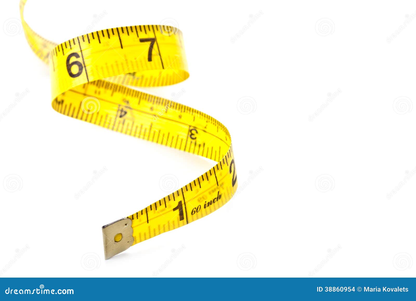 Yellow measuring tape stock photo. Image of length, object - 38860954