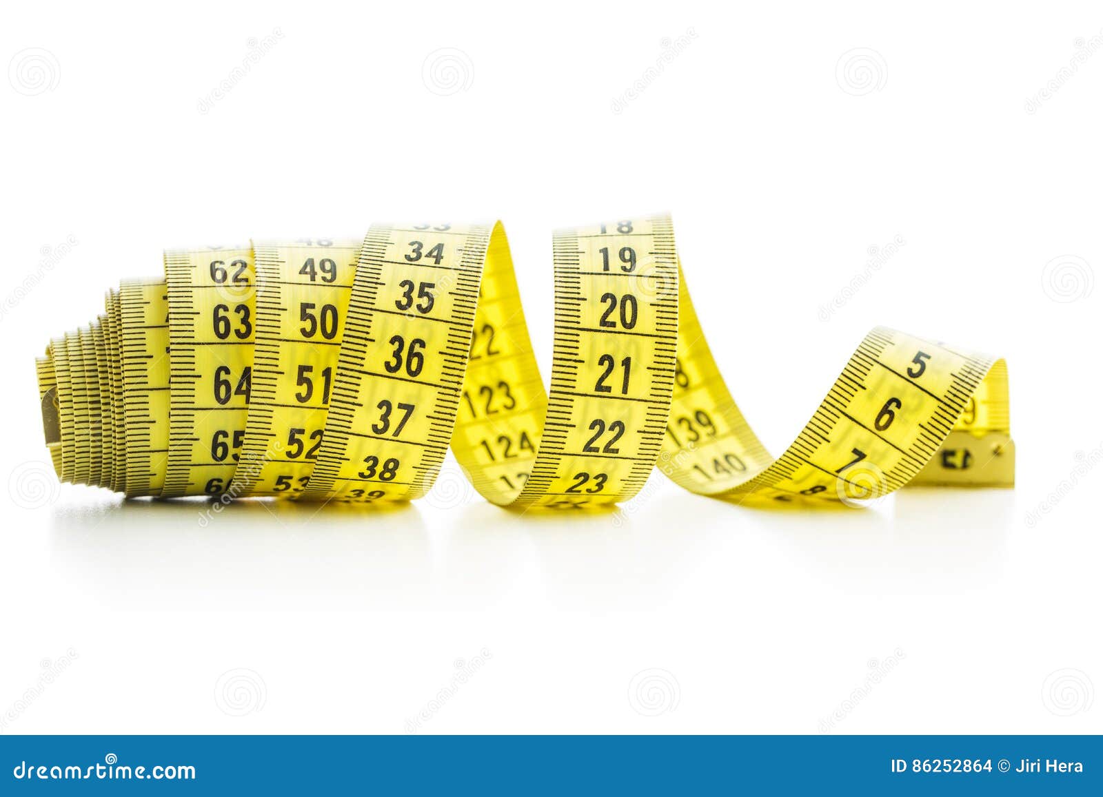 The yellow measuring tape. stock photo. Image of size - 86252864