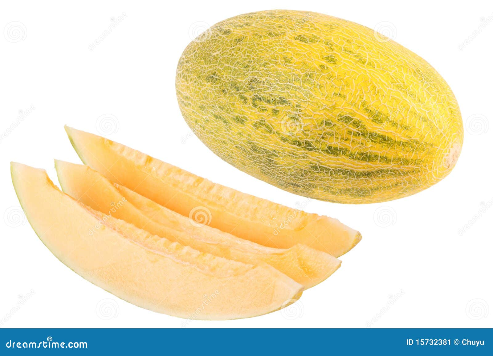 Yellow melon stock image. Image of dessert, melon, piece - 15732381