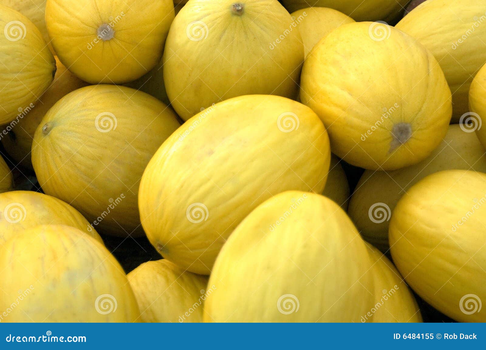 Yellow Melons stock image. Image of yellow, sour, market - 6484155