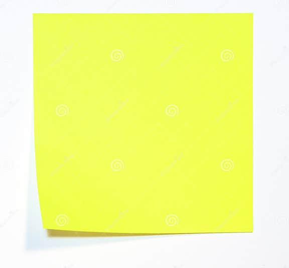 Yellow Memo stock photo. Image of memorize, color, sheet - 5524494