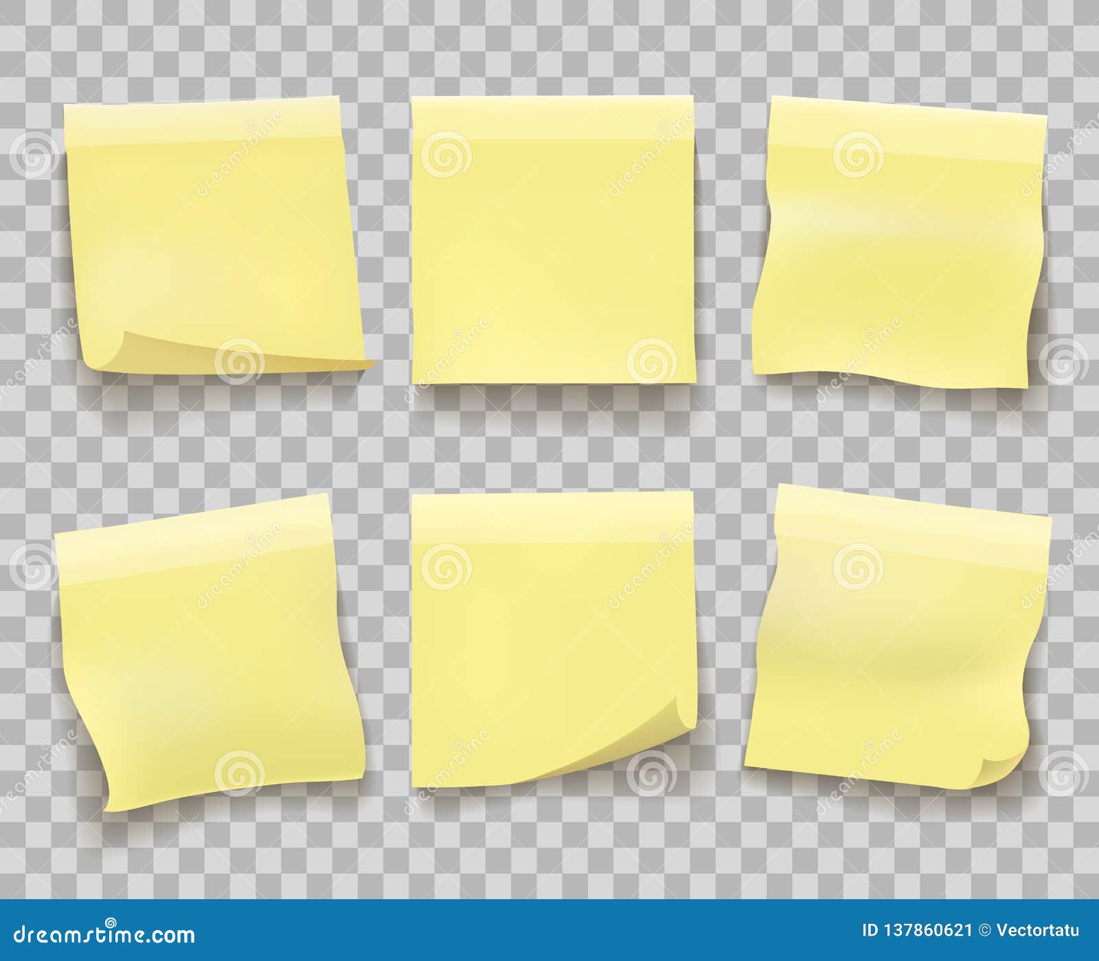 Yellow Memo Paper on Transparent Stock Vector - Illustration of ... Yellow Memo Paper on Transparent Stock Vector - Illustration of ...