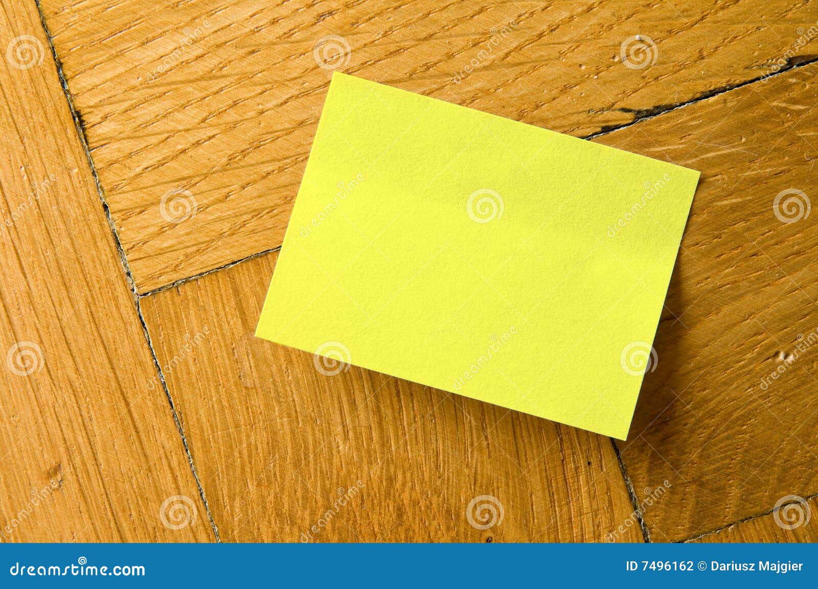 Yellow memo stick. stock photo. Image of clip, memory - 7496162