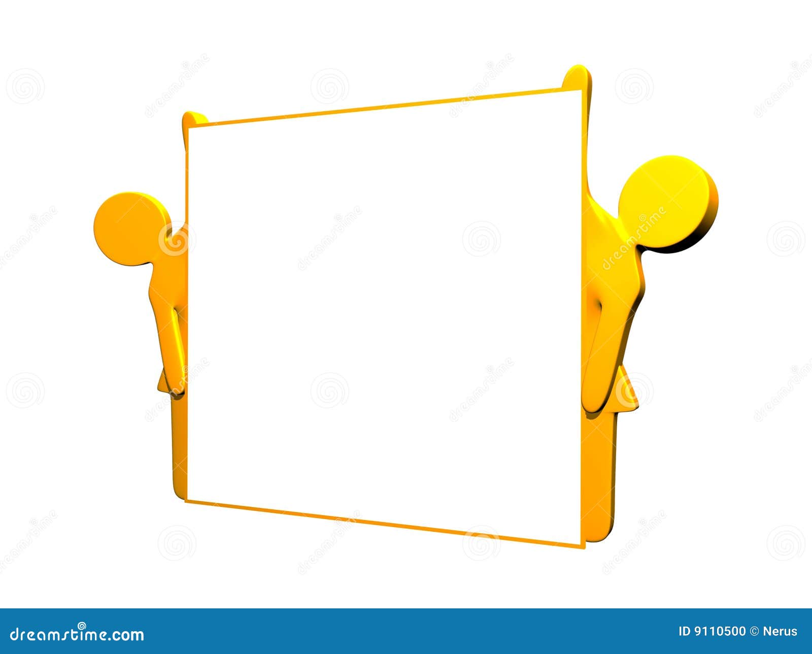 Yellow men stock illustration. Illustration of generated - 9110500