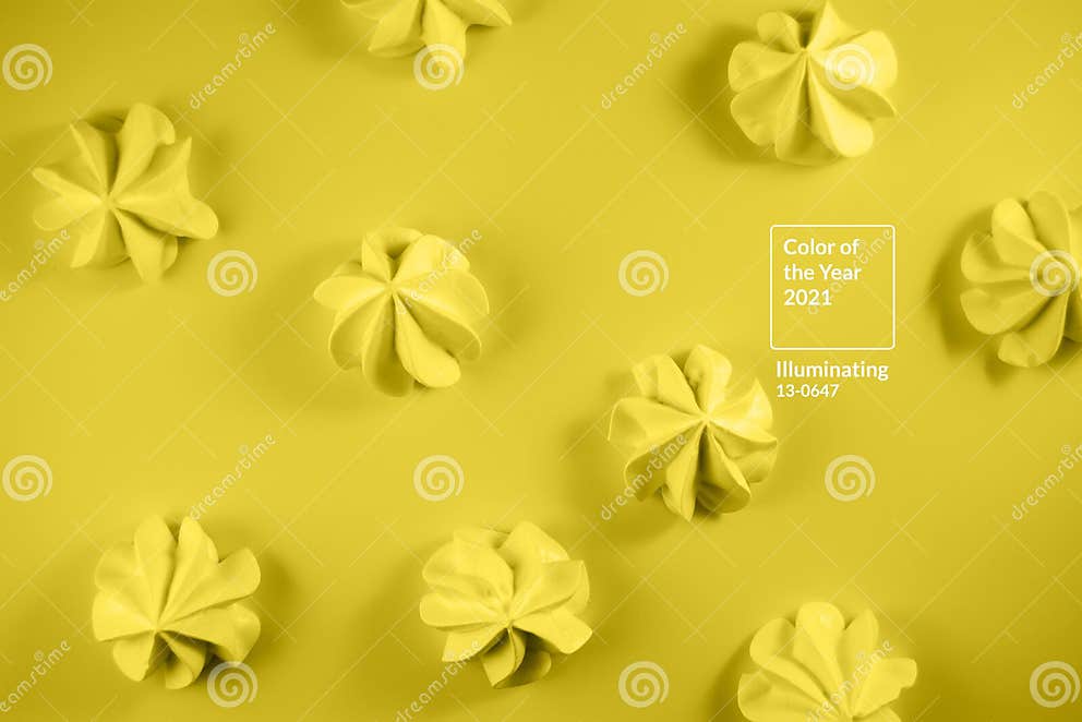 Yellow meringue background stock image. Image of bakery - 204406213