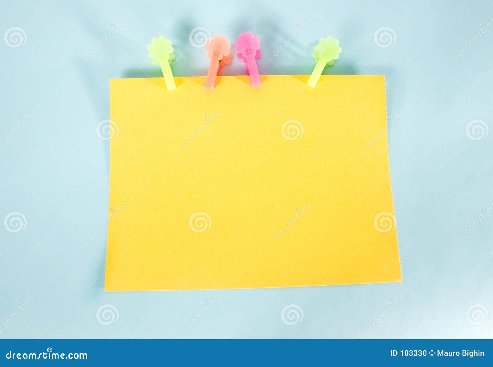Yellow message board stock photo. Image of paper, message - 103330