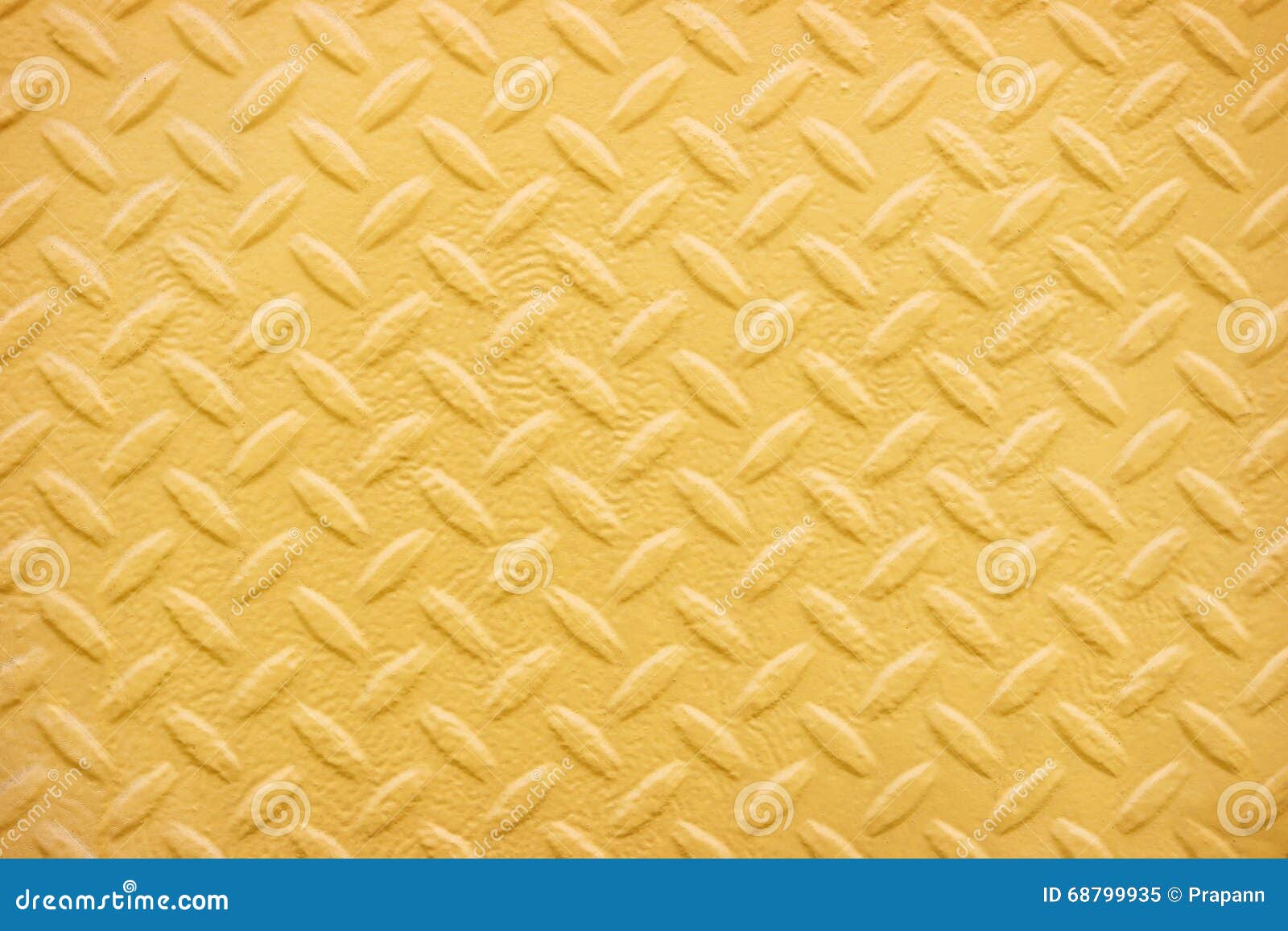 Yellow Metal Diamond Plate Pattern Background. Stock Image - Image of ...